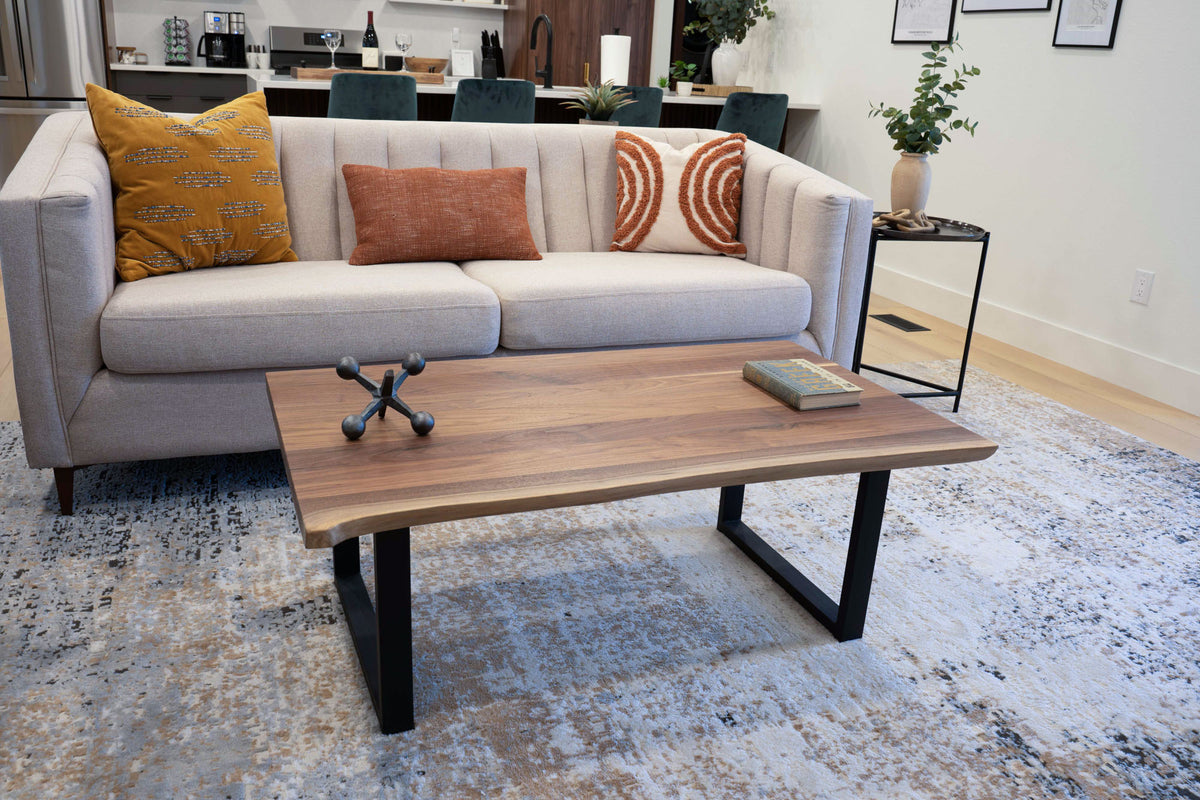Live Edge Solid Walnut Coffee Table– Artisan Born