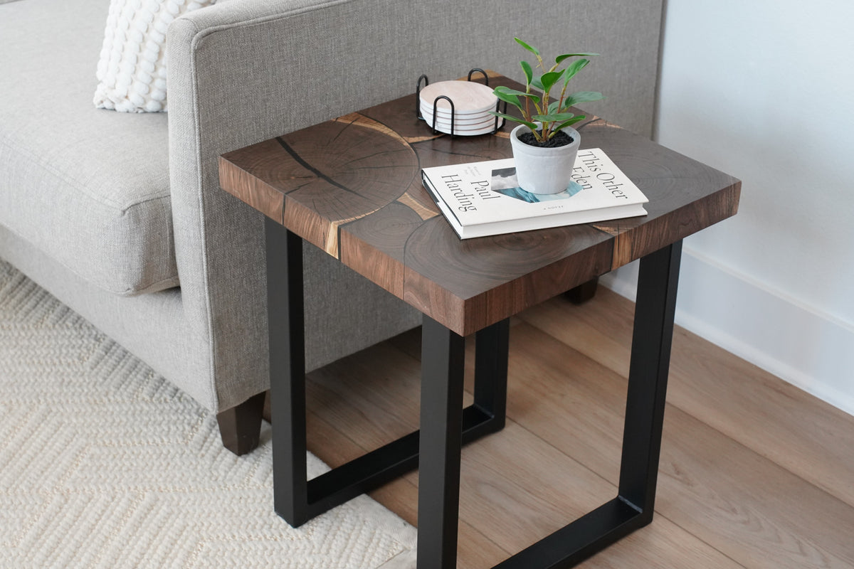 Eclipse Walnut End Table– Artisan Born