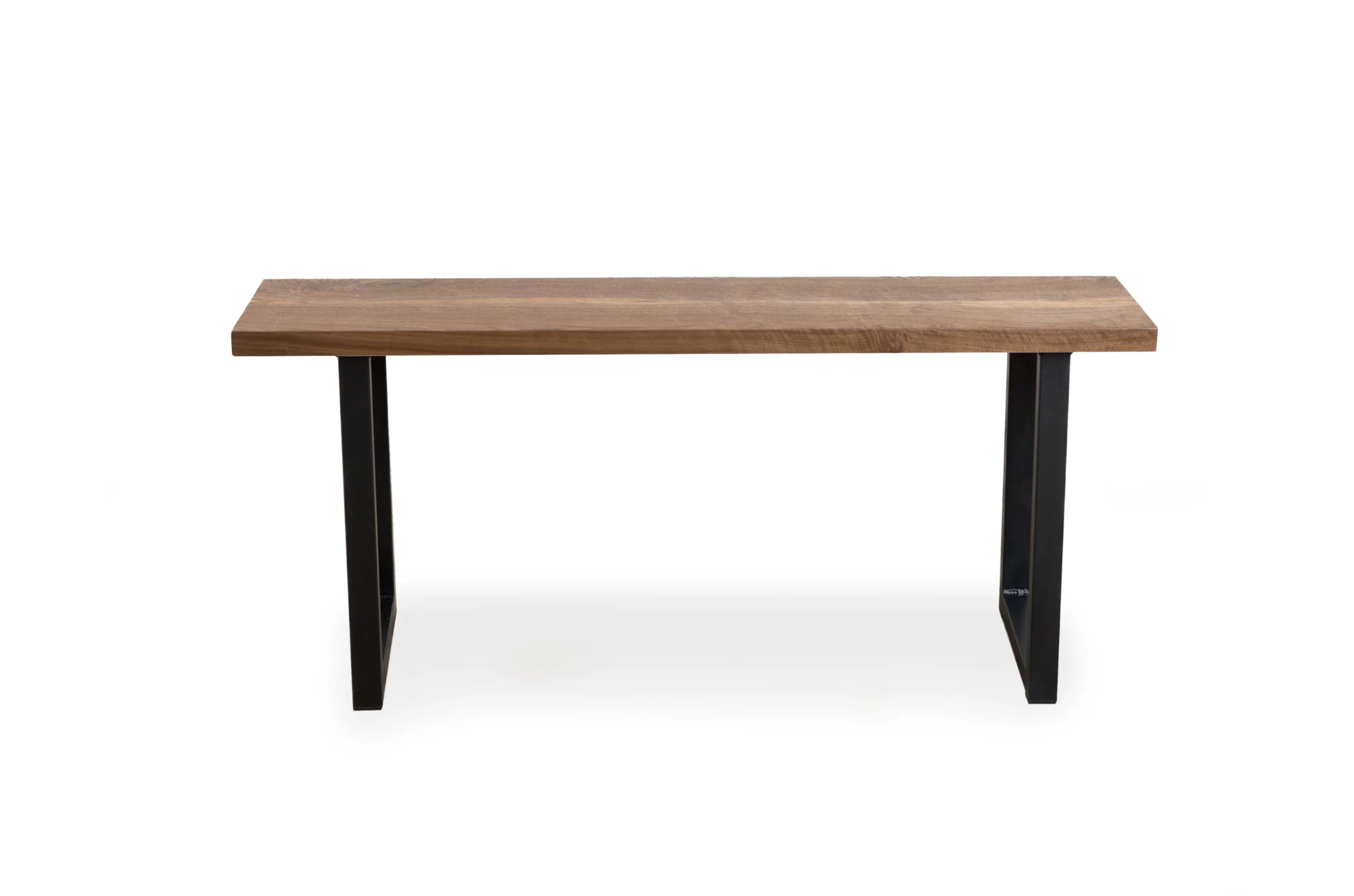 Solid Walnut Narrow Office Desk– Artisan Born