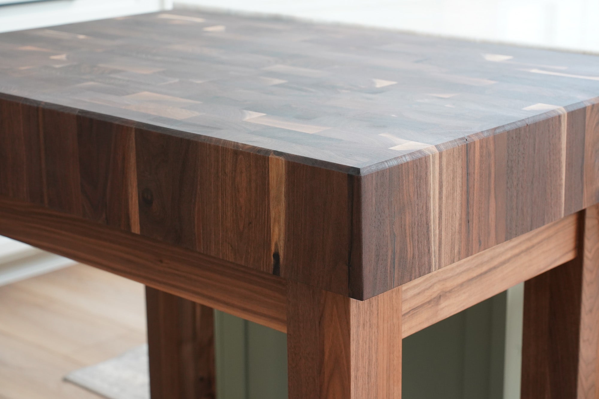 Walnut Butcher Block Kitchen Island– Artisan Born