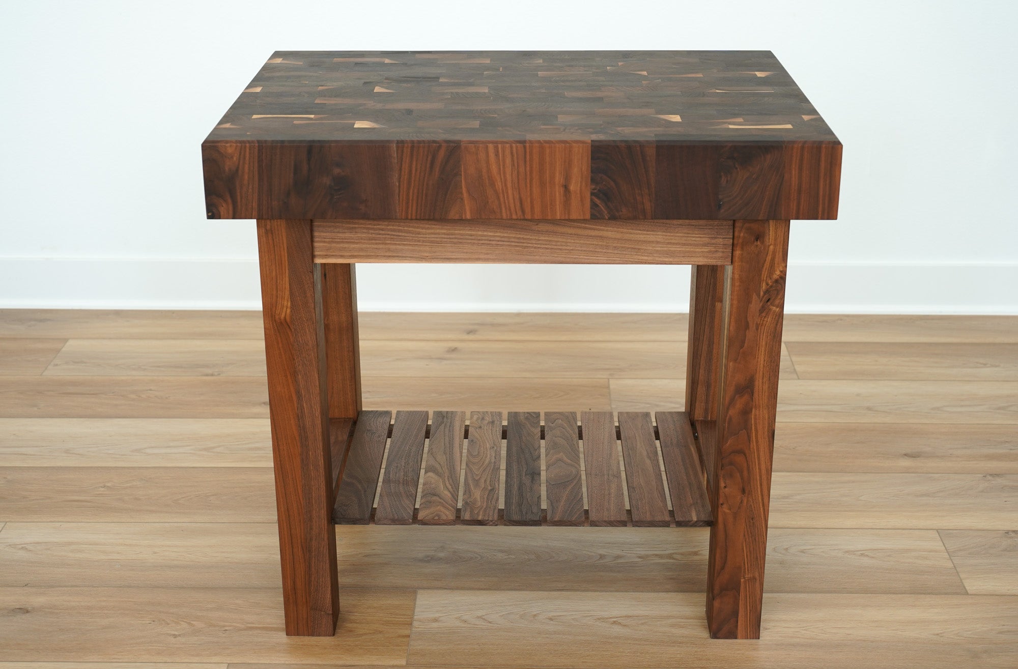 Walnut Butcher Block Kitchen Island– Artisan Born