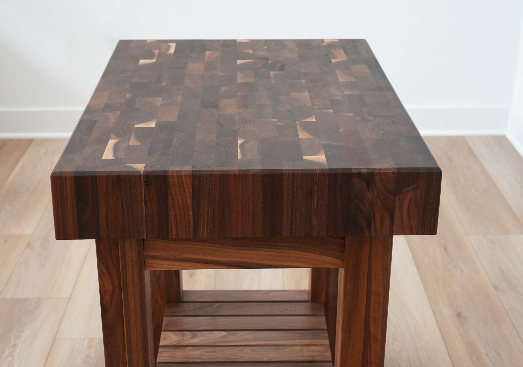 Walnut Butcher Block Kitchen Island– Artisan Born