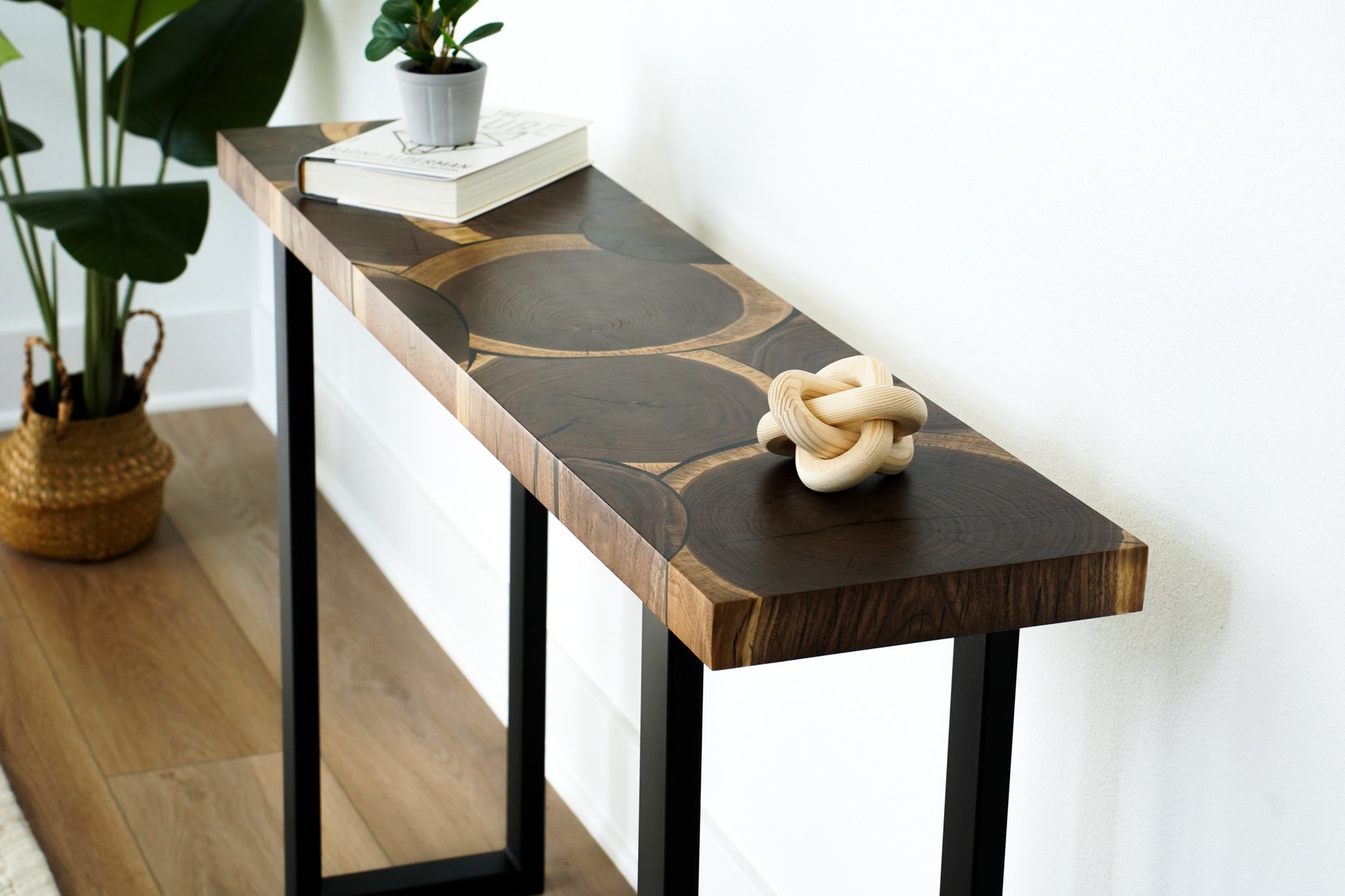 Eclipse Walnut Console Table– Artisan Born
