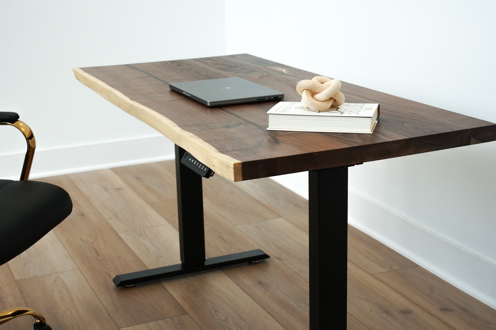 Live Edge Walnut Standing Desk– Artisan Born