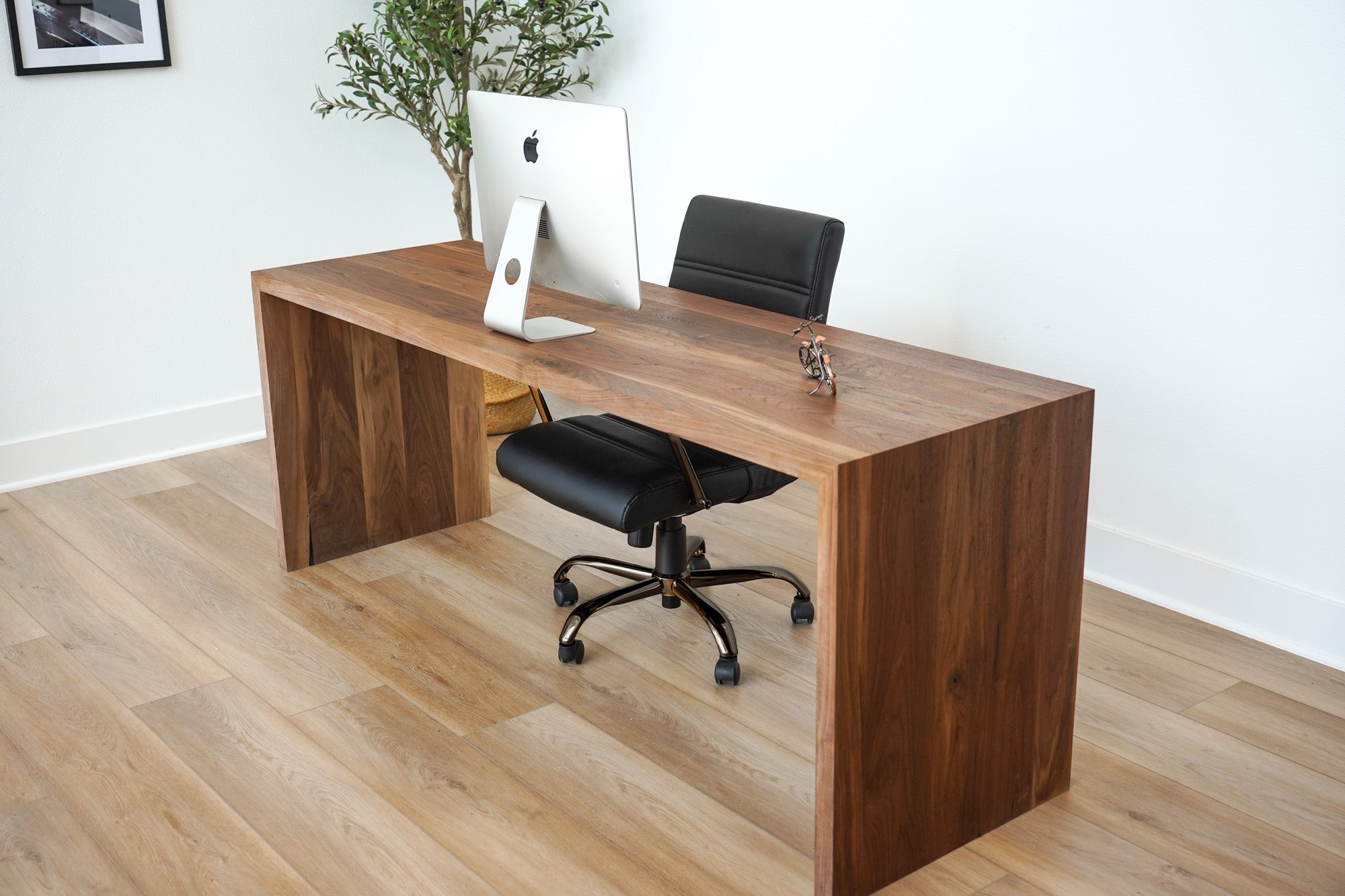 Modern Waterfall Desk "Cascade Collection"– Artisan Born