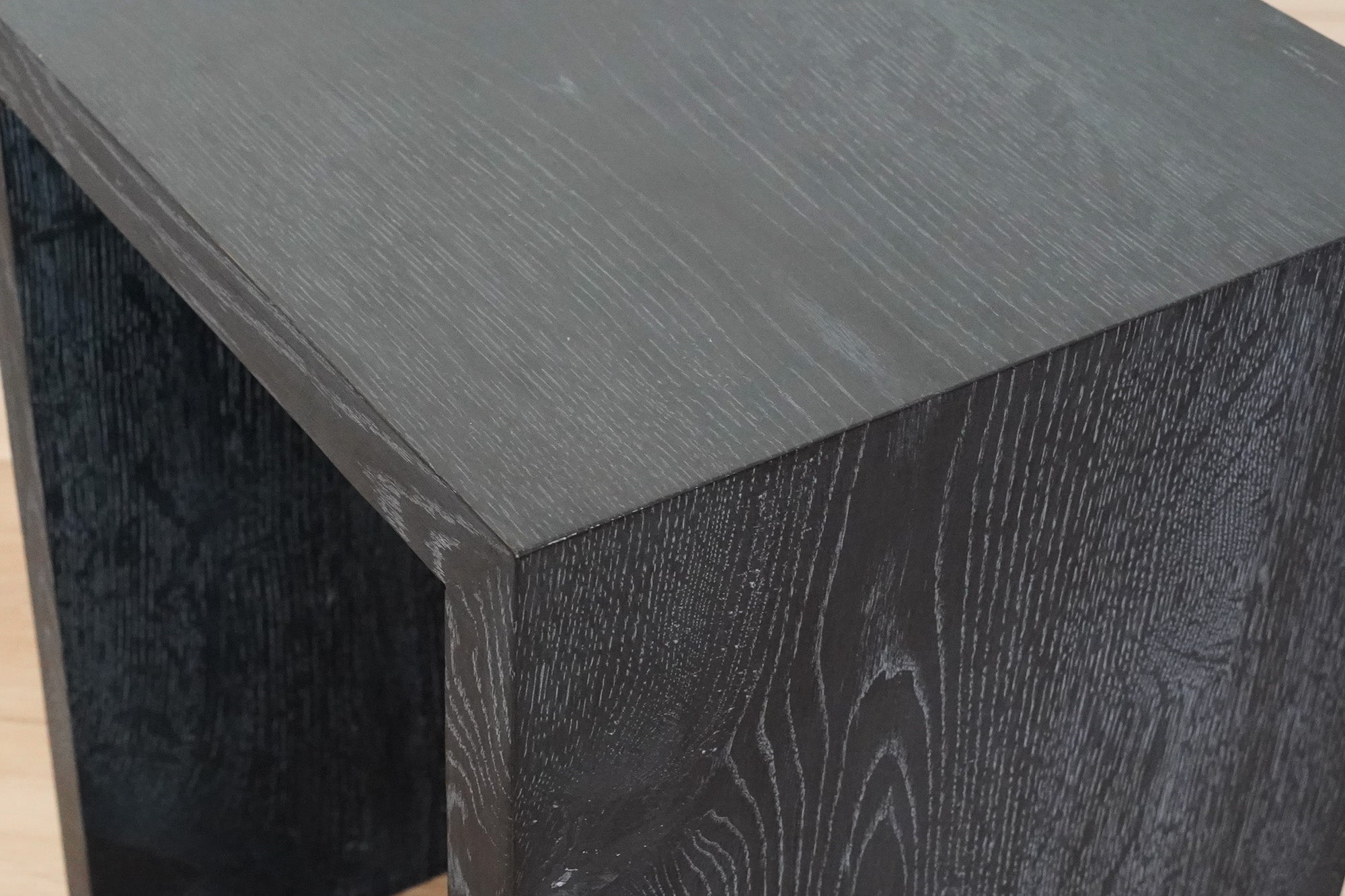Black Waterfall End Table– Artisan Born