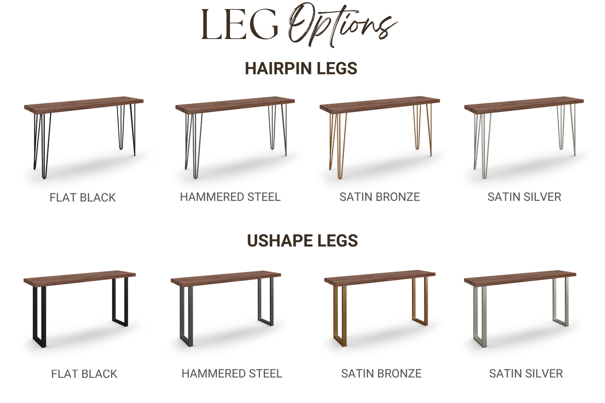 6ft Handmade Live Edge Walnut Console Table– Artisan Born