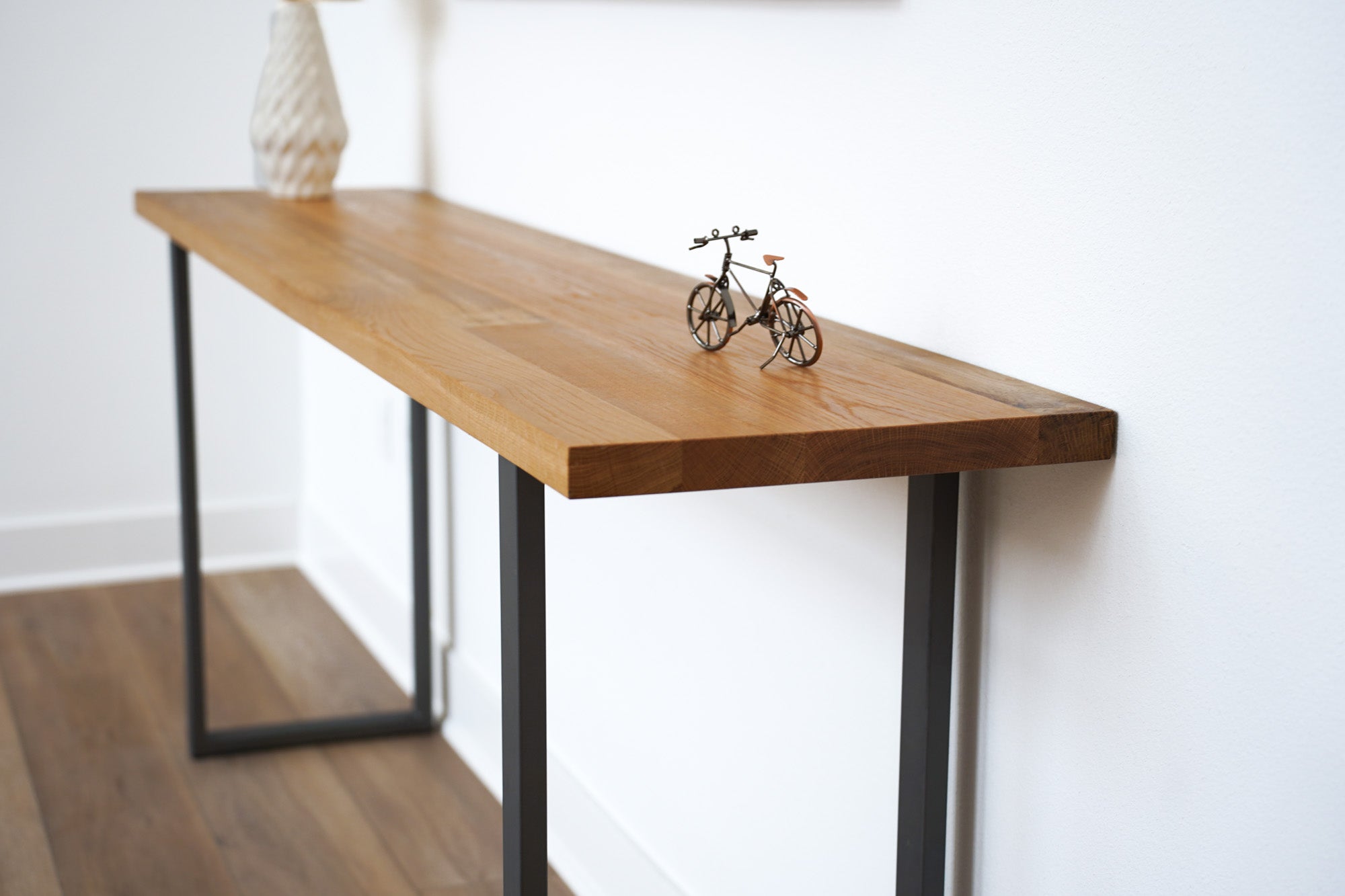 Solid Oak Console Table– Artisan Born