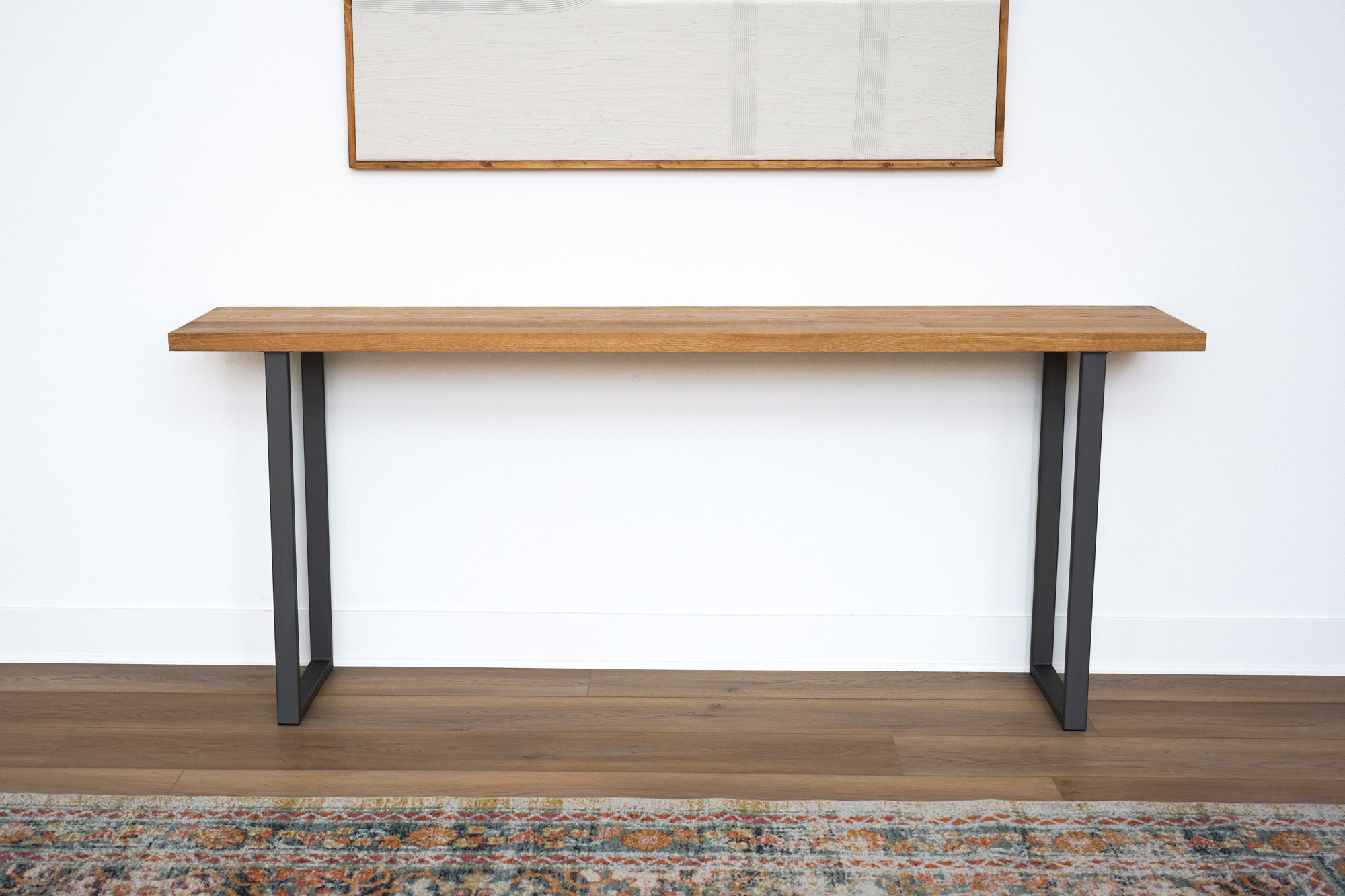 Solid Oak Console Table– Artisan Born