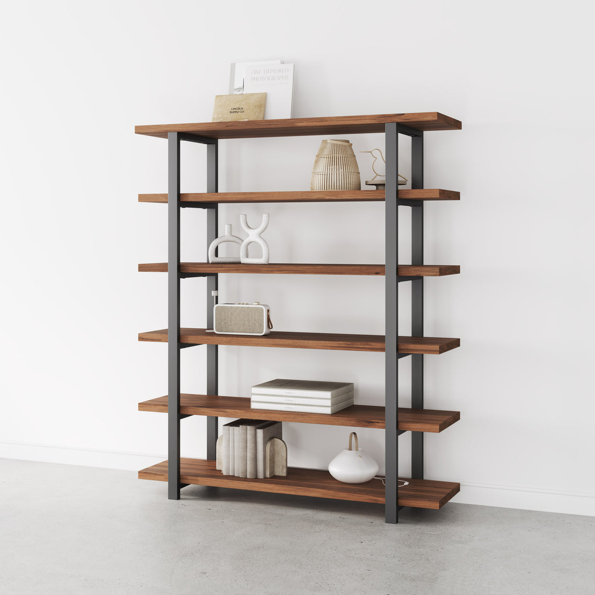 Milano Modern Walnut Bookshelf– Artisan Born