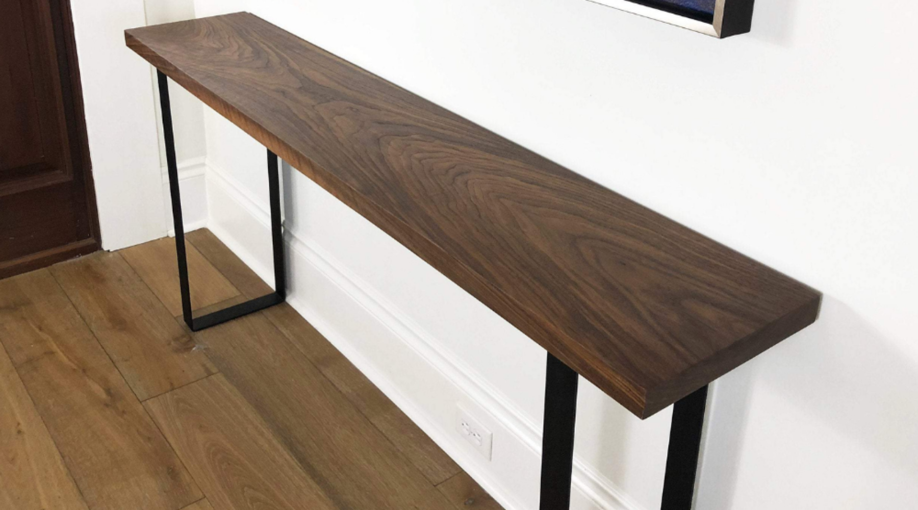 Custom Solid Wood Narrow Console Table– Artisan Born
