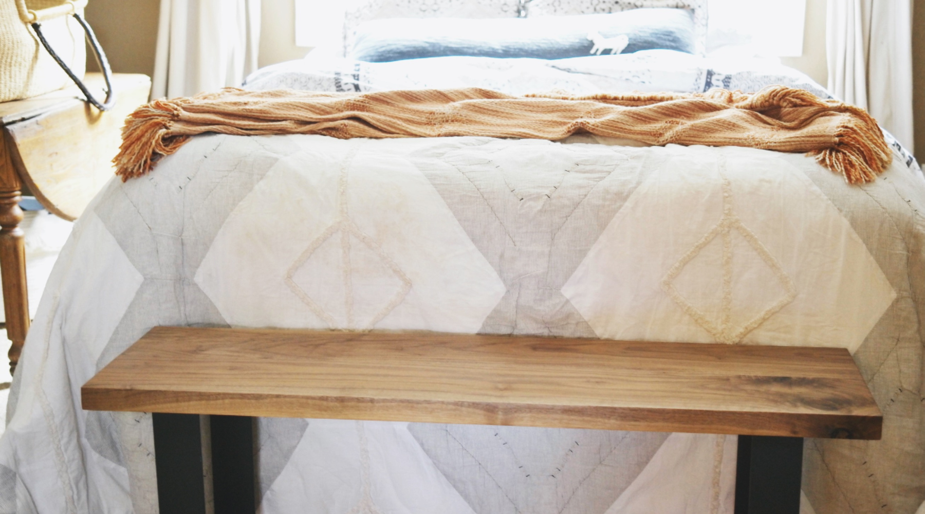 Handmade Solid Maple Bench– Artisan Born