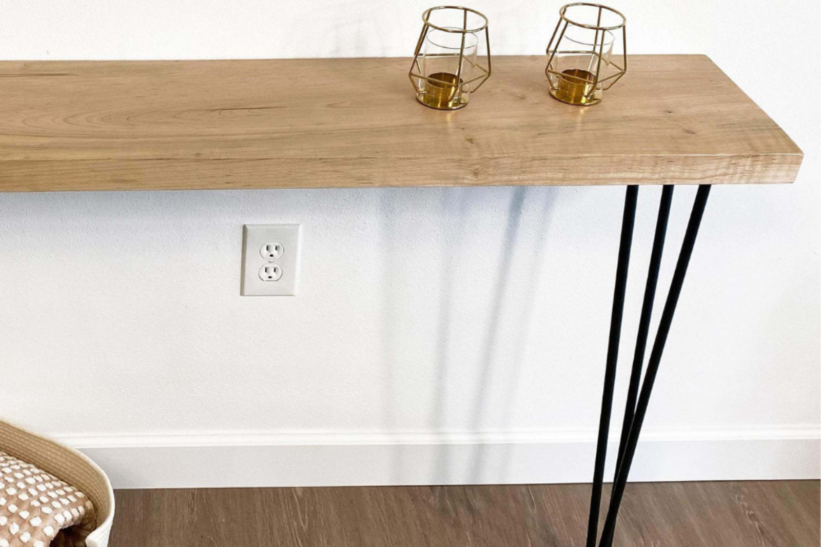 Wall mounted Narrow Console Table– Artisan Born