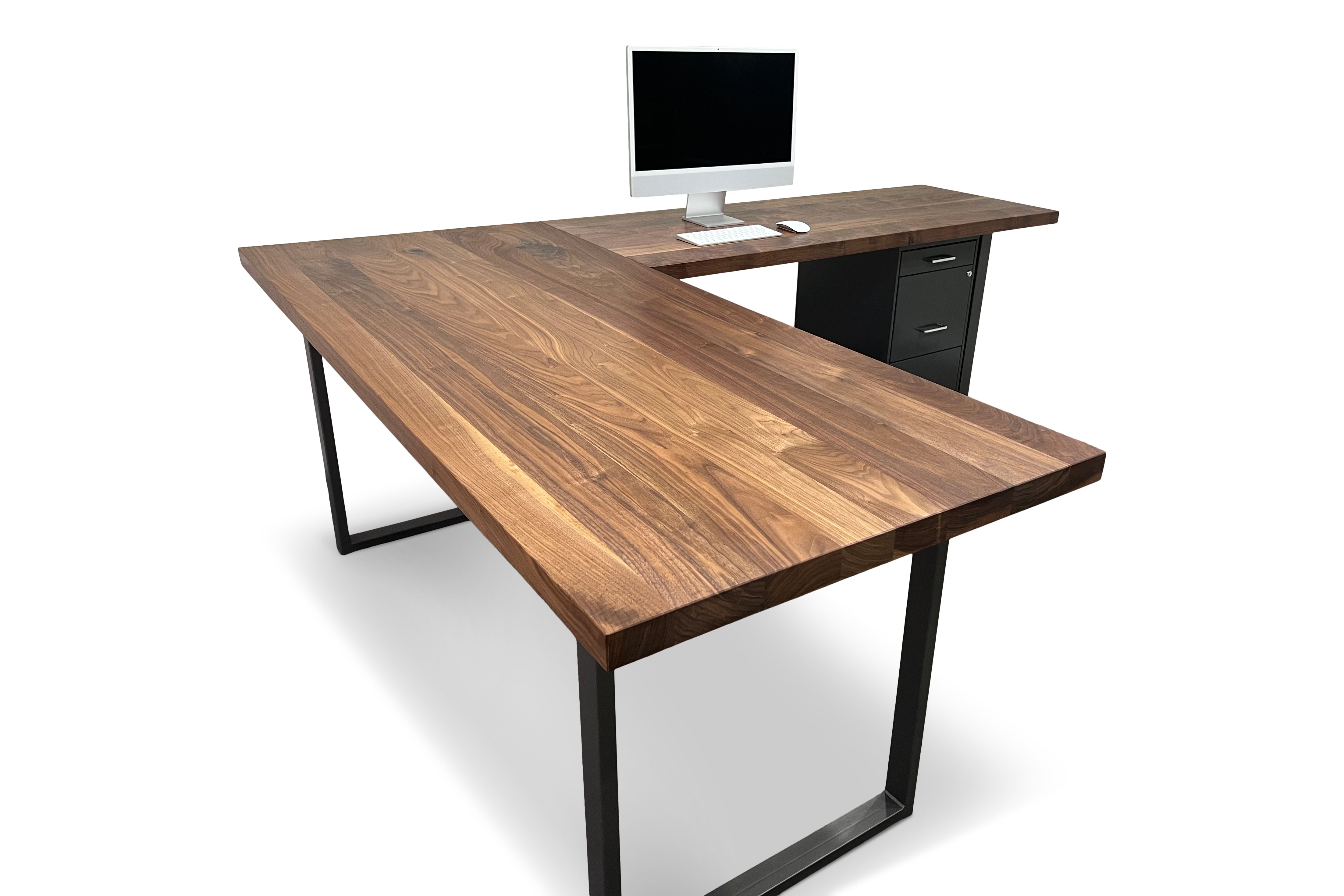 Solid L Shaped Computer Desk– Artisan Born