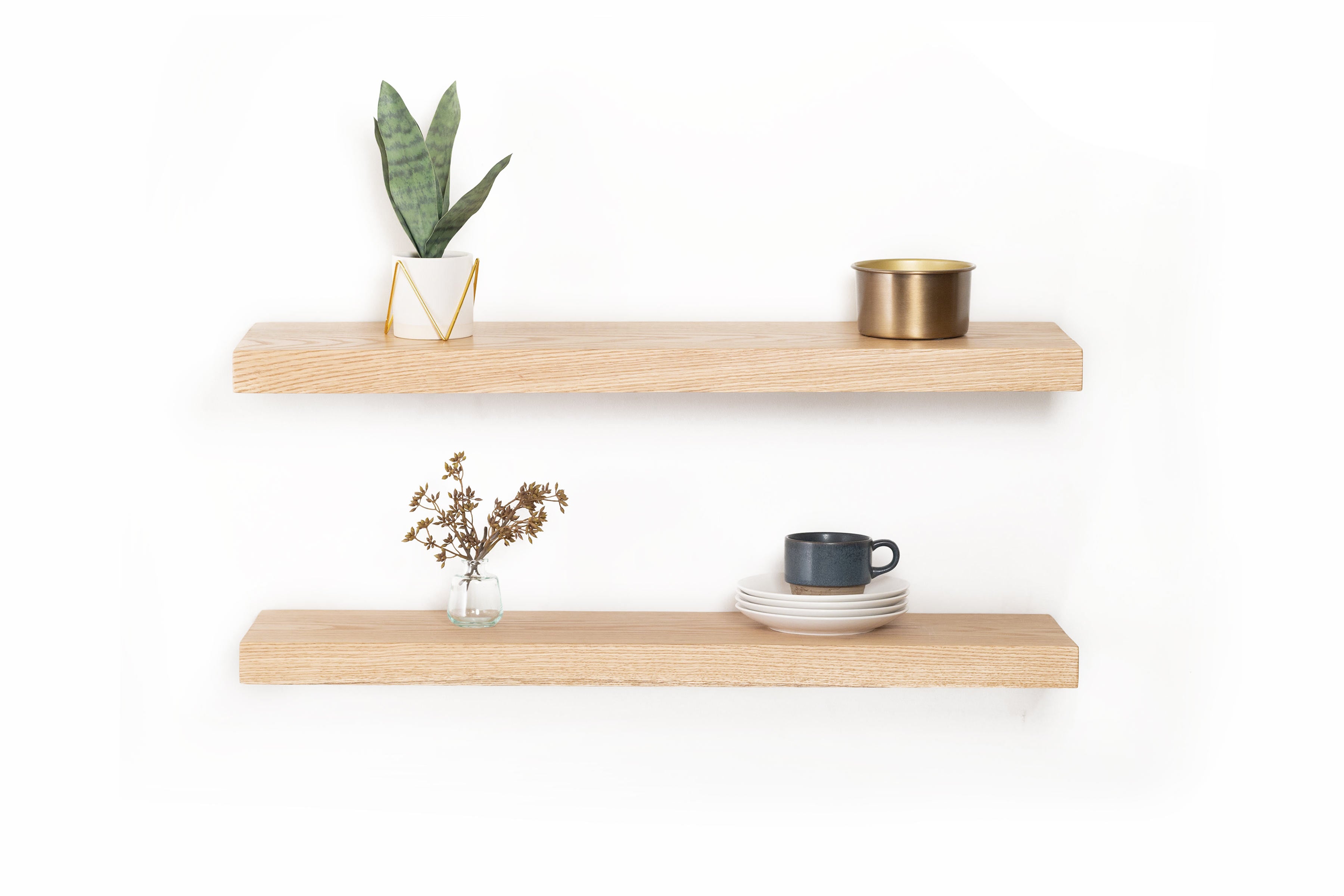 White Oak Floating Shelf– Artisan Born