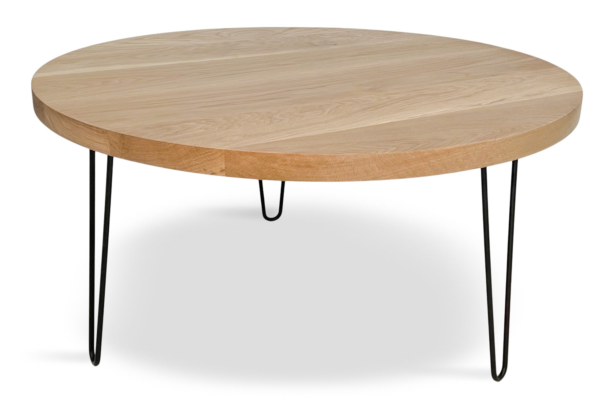 Round Solid Wood Coffee Table– Artisan Born