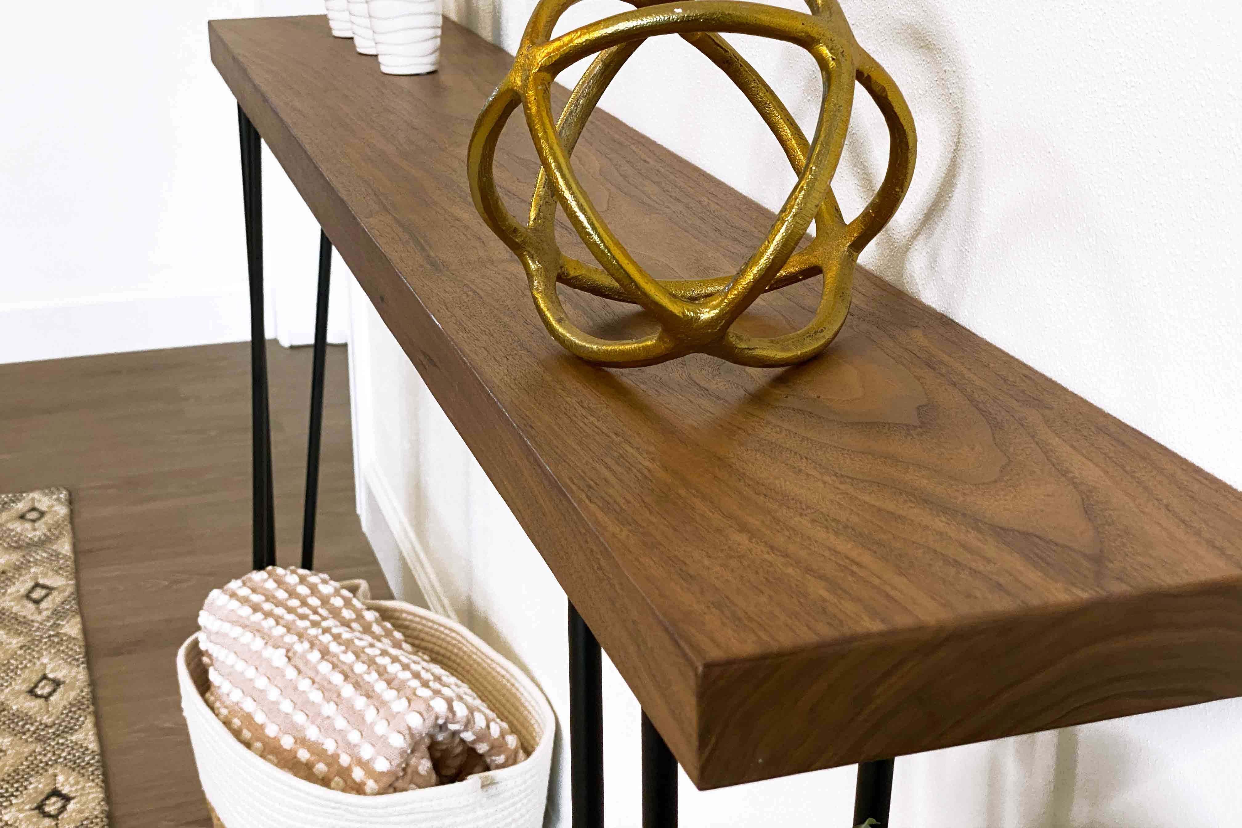 Wall mounted Narrow Console Table– Artisan Born